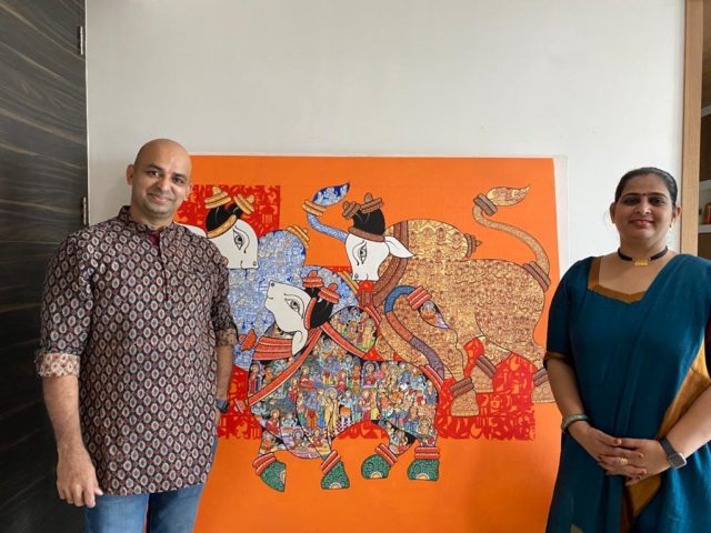 Art by Vivek Kumavat - Buy Indian Paintings by Vivek Kumavat - Laasya Art